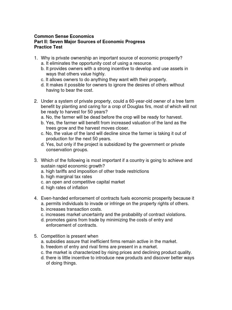 Economic Progress: Key Concepts Explained | PDF | Taxes | Employment