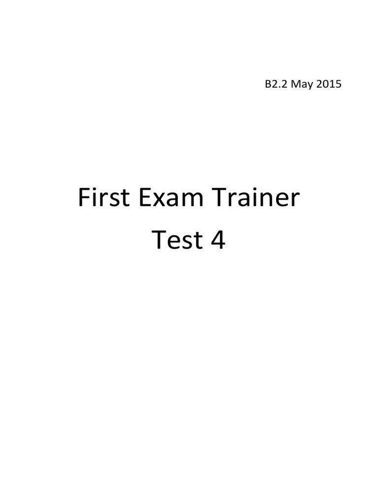 First Trainer - T4 - R & UoE | PDF | Test (Assessment) | Cognition