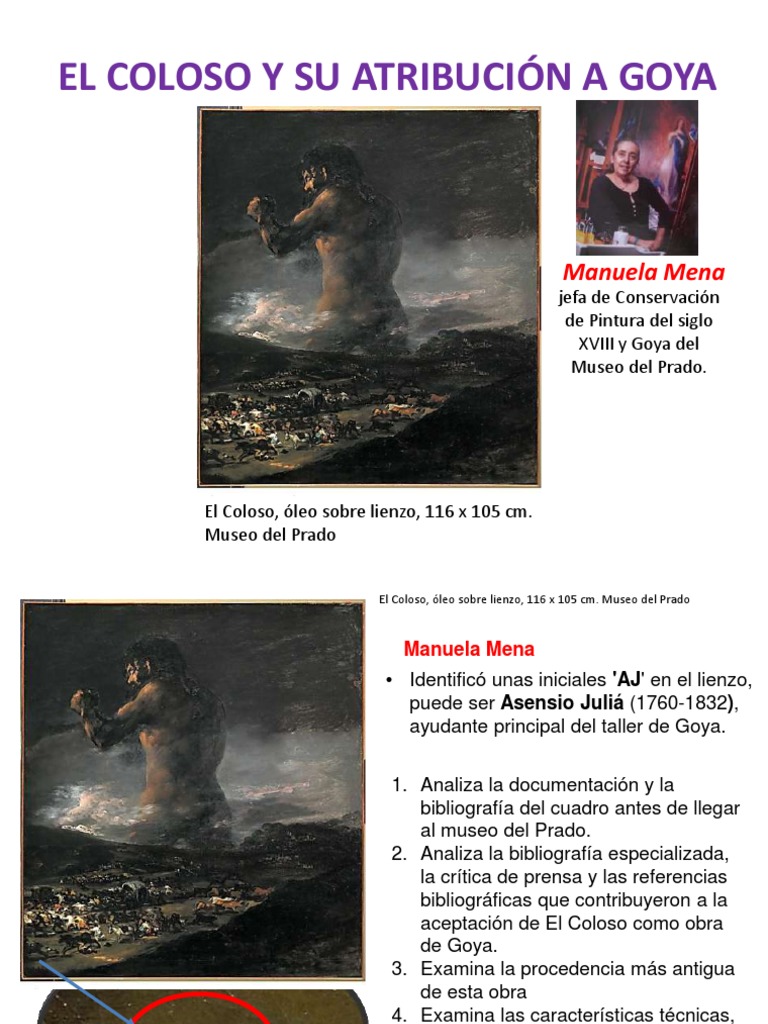 El Coloso y Su Atribucion A Goya | PDF | Francisco Goya | Artes plásticas