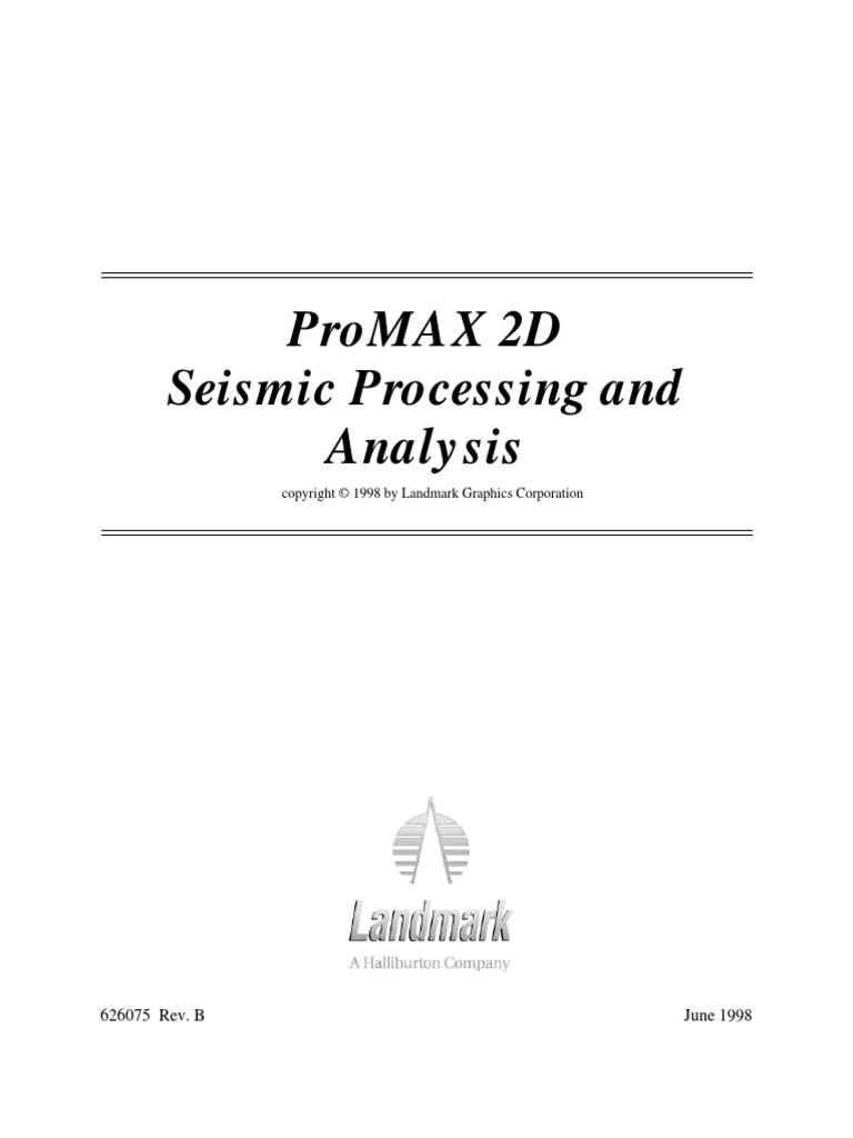 Promax 2D Seismic Processing Analysis | PDF | Reflection Seismology ...