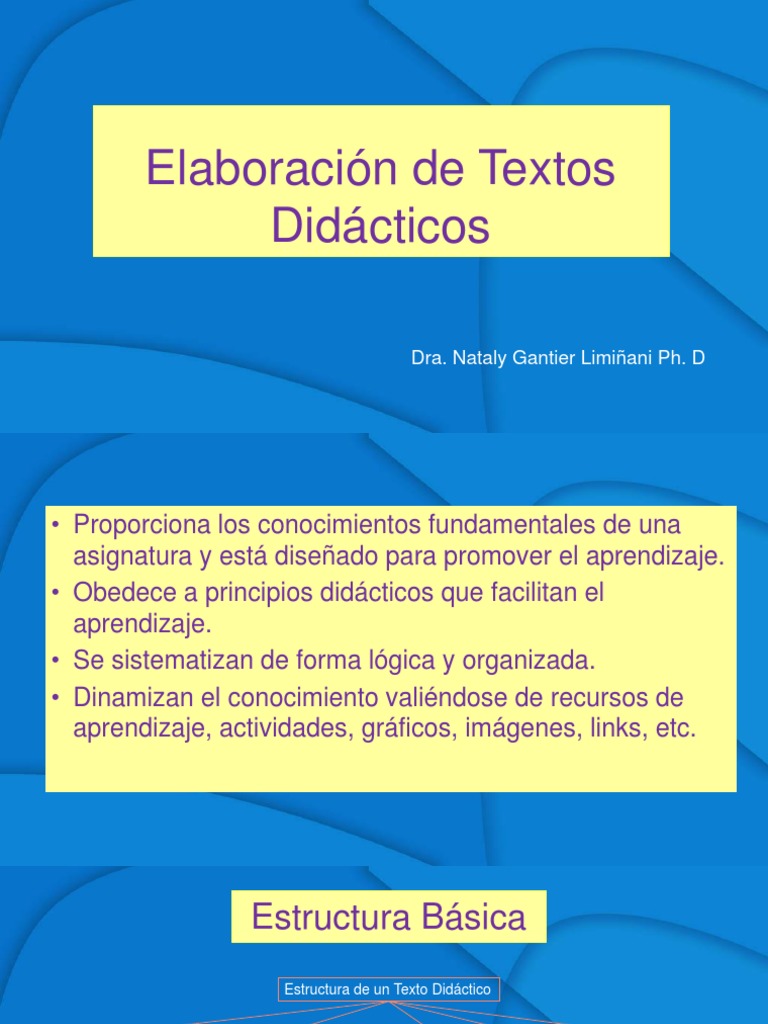 Diseño de Textos Didácticos | PDF | Aprendizaje | Epistemología