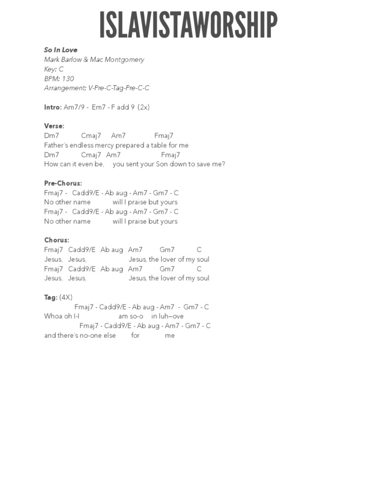 IVW - So in Love | PDF