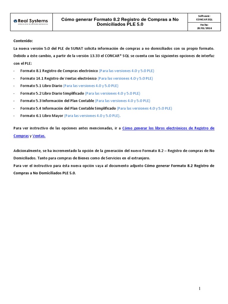 Manual Ple 5 0 Concar Sql1 | PDF | Point and Click | SQL
