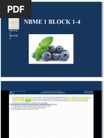 NBME 13 BLOCK 1-4 (With Answers) | PDF | Medical Specialties | Diseases And Disorders