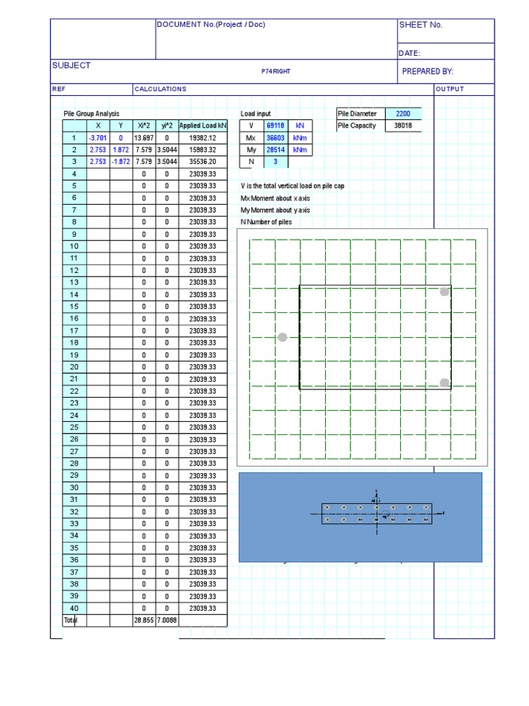 Pile Group Analysis | Download Free PDF | Deep Foundation | Mechanical ...