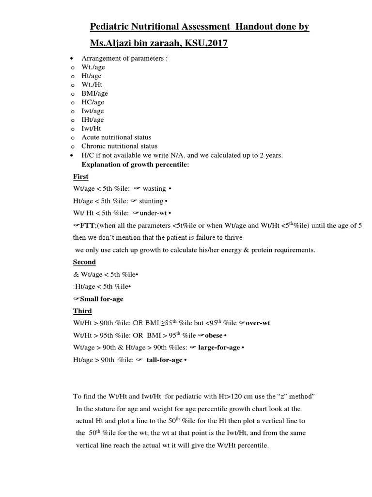 Pediatric Nutrition Guide | PDF | Food Energy | Calorie