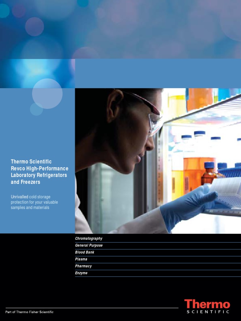 Revco Brochure | PDF | Refrigerator | Instrumentation