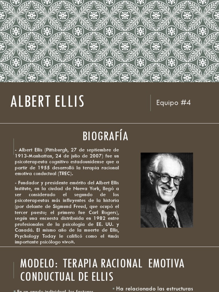 Albert Ellis | PDF | Las emociones | Neurociencia