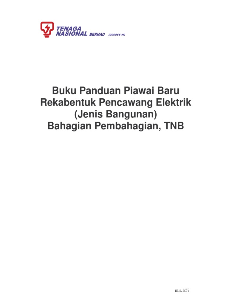 TNB Sub-Station Design Guidelines & Criteria PDF | PDF