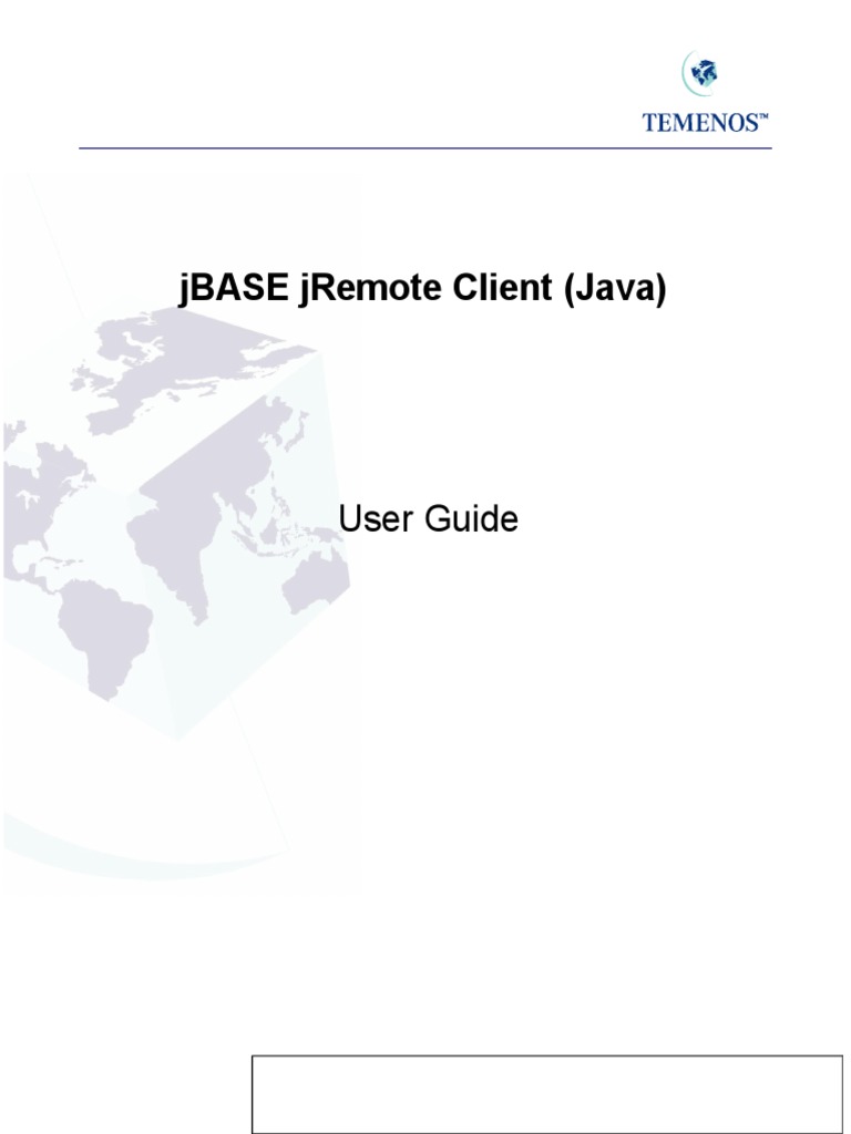Jbase Ug Jremote Client Java | PDF | Application Programming Interface | Transport Layer Security