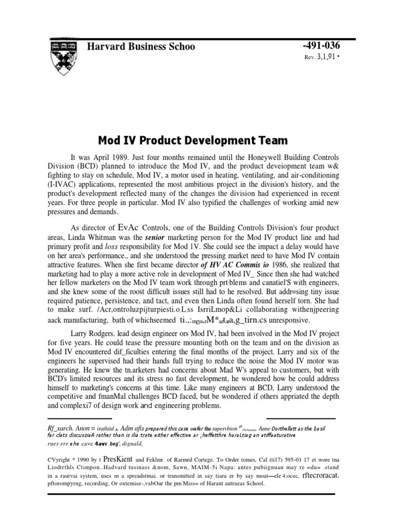 Mod IV Motor Development Challenges | PDF | Industries | Engineering