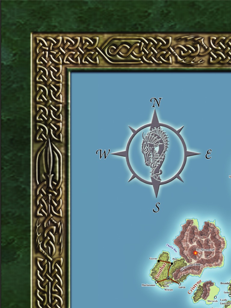 d20 - Dragonlance - The Continent of Ansalon Map PDF | PDF