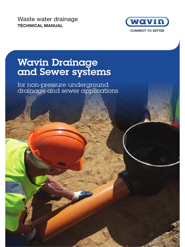 Wavin Drainage & Sewer Systems Manual | PDF | Sanitary Sewer | Extrusion