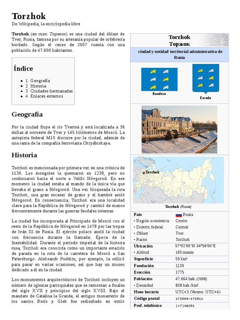 Torzhok | PDF