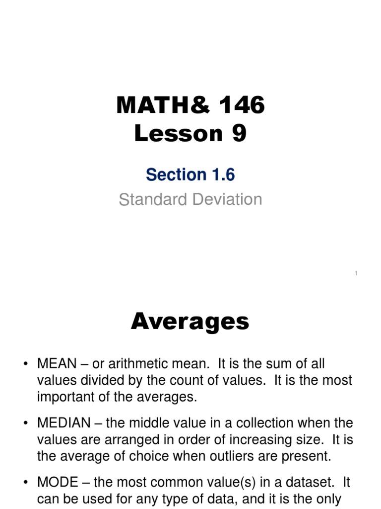14609standarddeviations 160907042729 | PDF | Standard Deviation ...