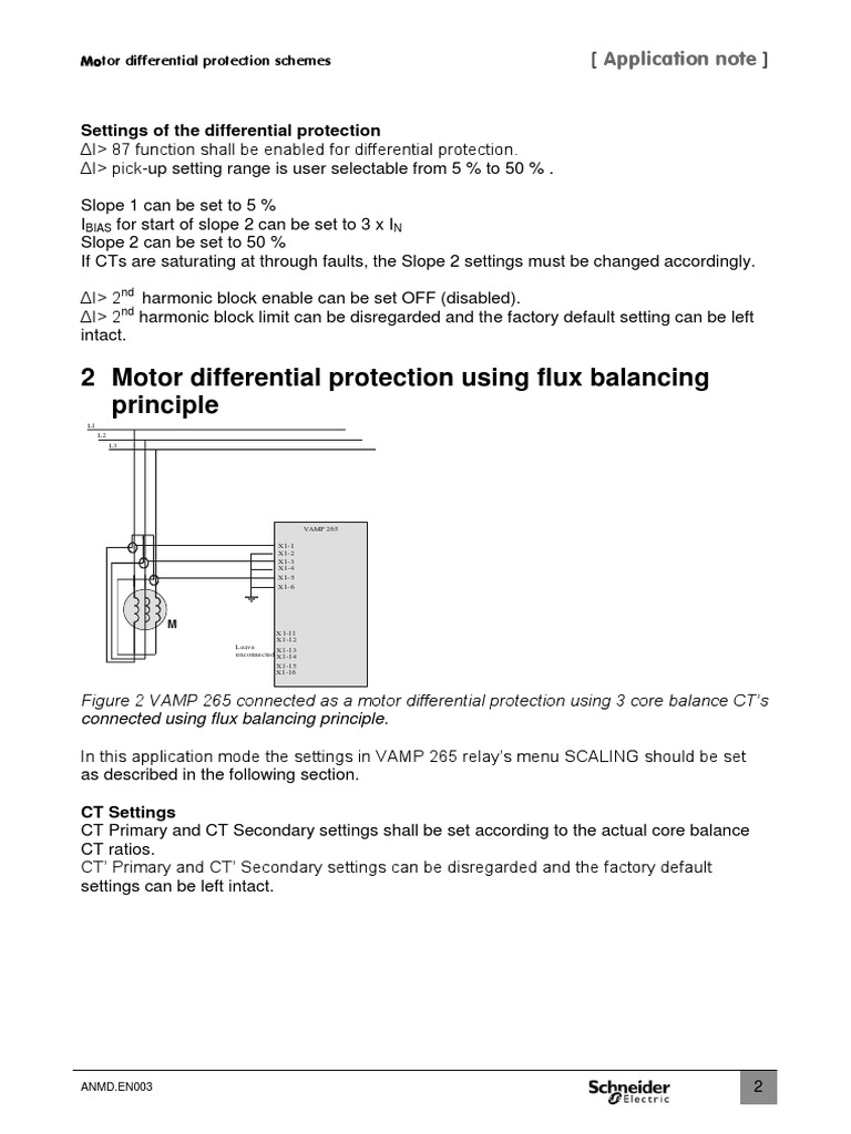 Motor Differential Protection Using Flux Balancing