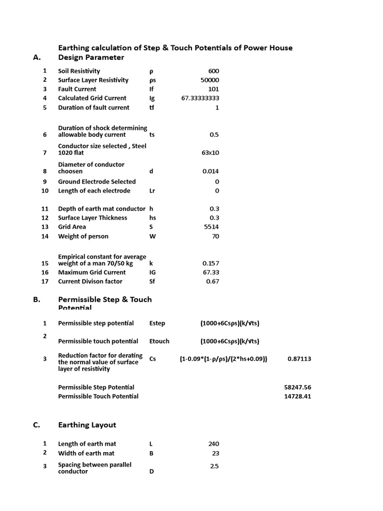 Step & Touch Potentials | PDF | Electrical Resistivity And Conductivity ...