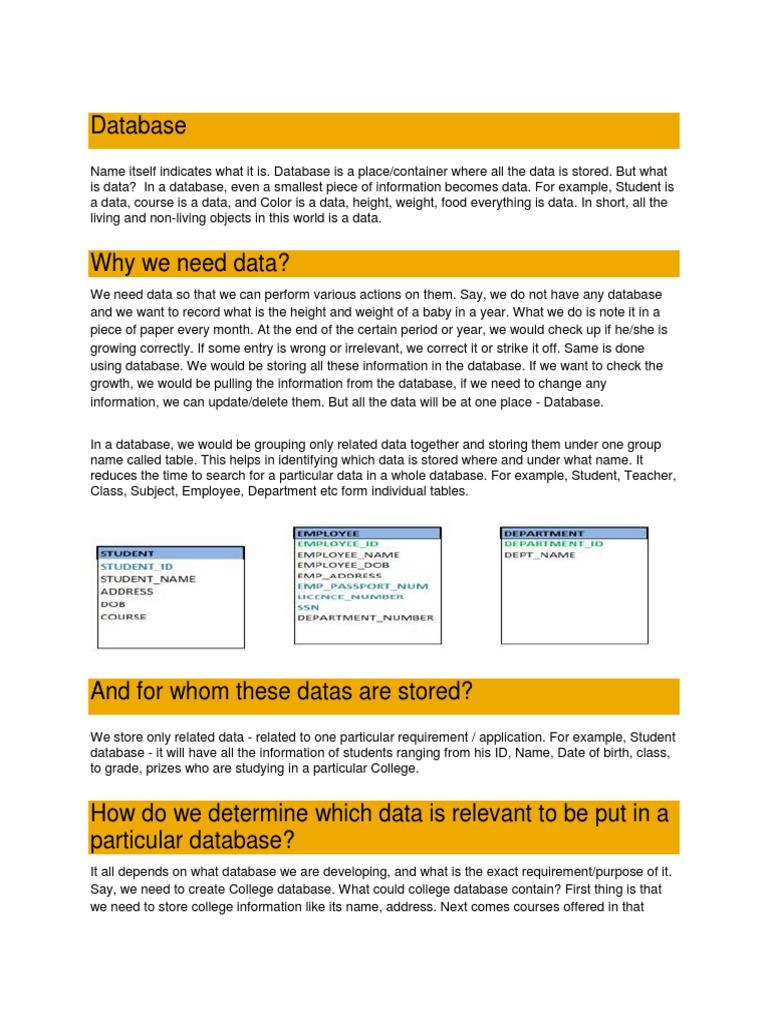 Lecture Notes DBM S | PDF | Databases | Computer File Lecture Notes DBM S | PDF | Databases | Computer File