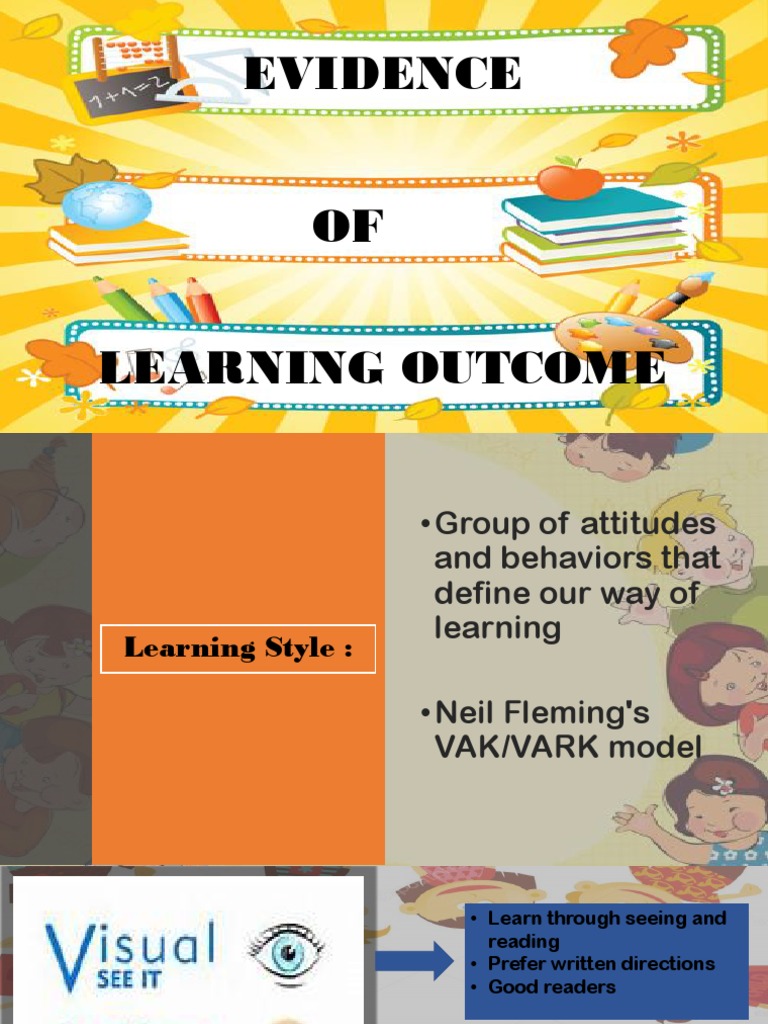 Evidence of Learning | PDF
