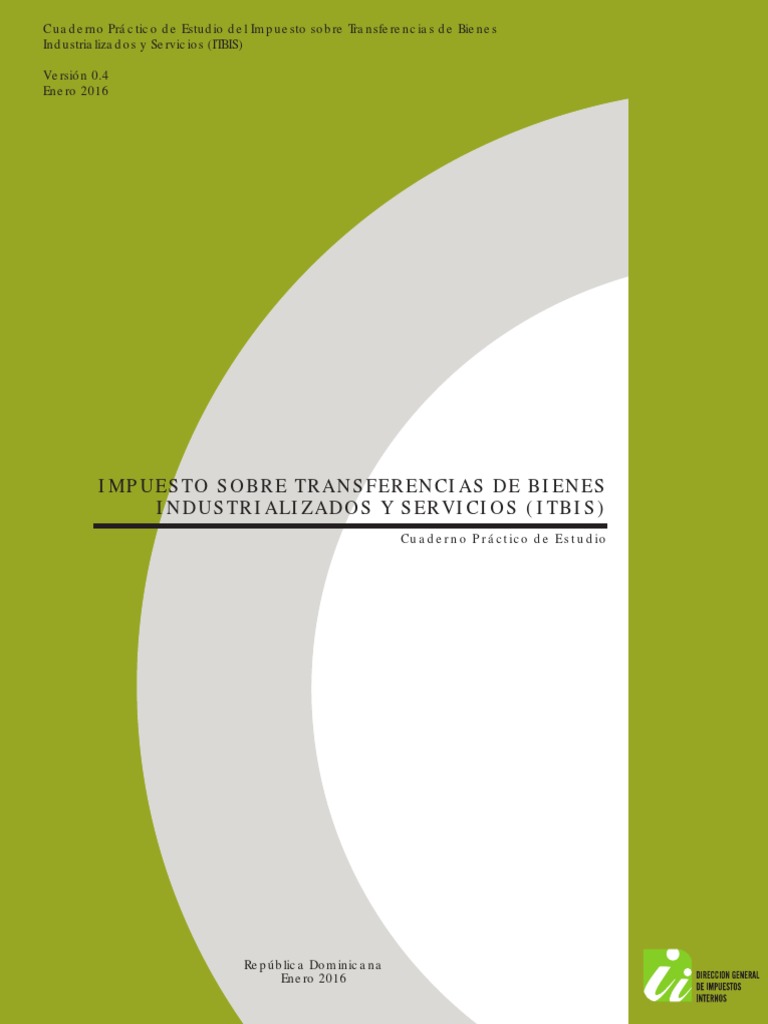Guía Práctica sobre el ITBIS | PDF | Impuesto al valor agregado | Impuestos