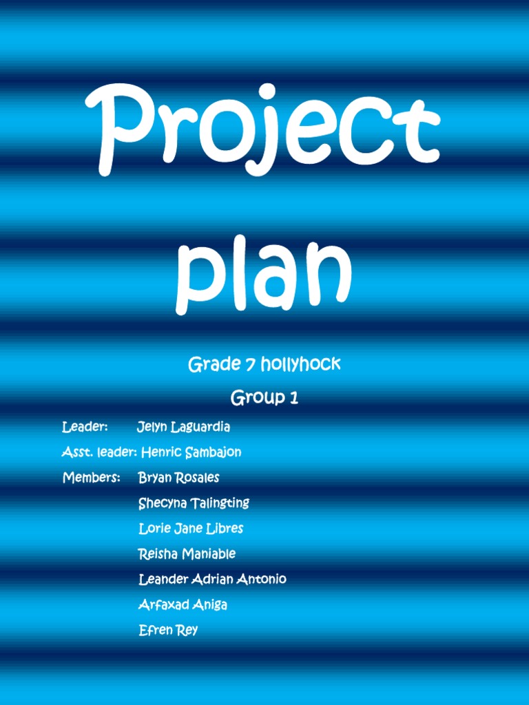 Project: Grade 7 Hollyhock Group 1 | PDF | Science & Mathematics