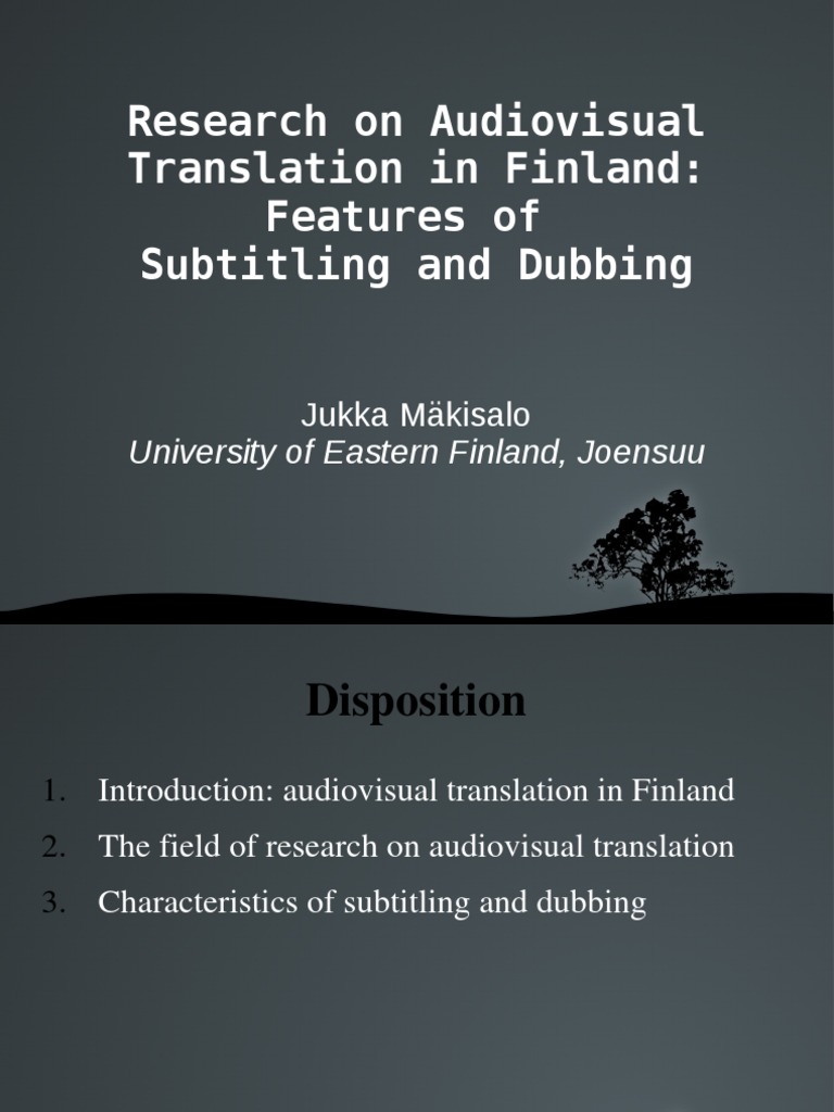 Research On Audiovisual Translation | PDF | Applied Linguistics ...