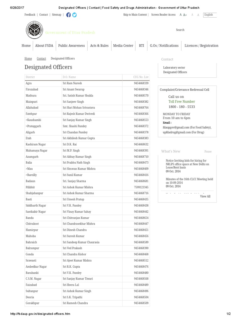 Designated Officers | PDF | Business