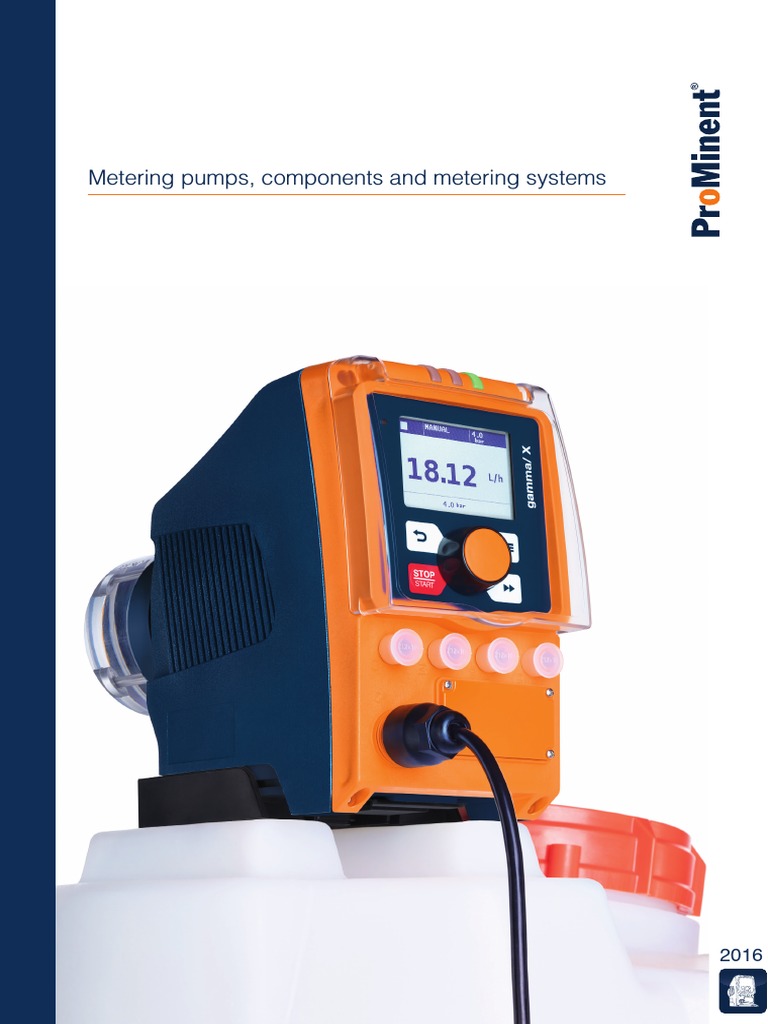 Metering Pumps Components Metering Systems ProMinent Product Catalogue ...