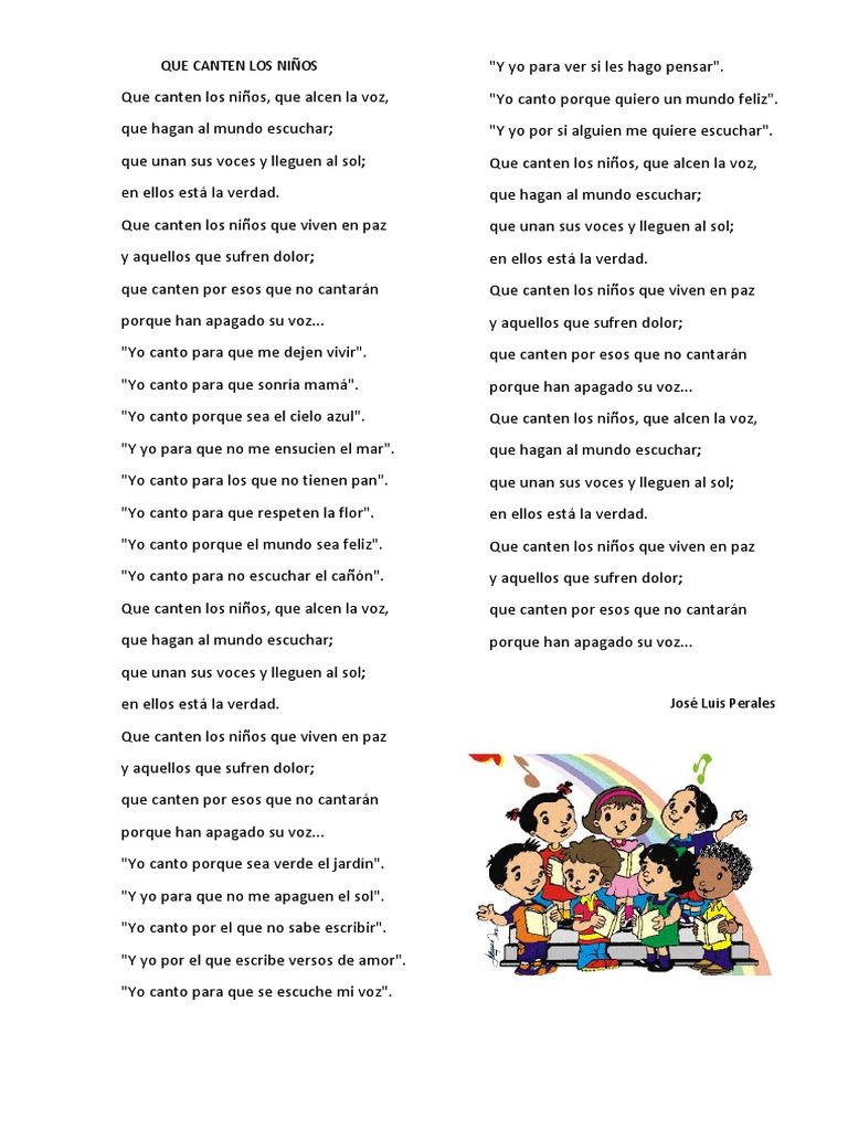 Que Canten Los Niños | Entretenimiento (general)