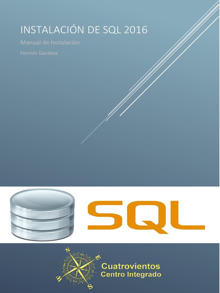 Manual de Instalacion SQL | PDF | Servidor SQL de Microsoft | SQL