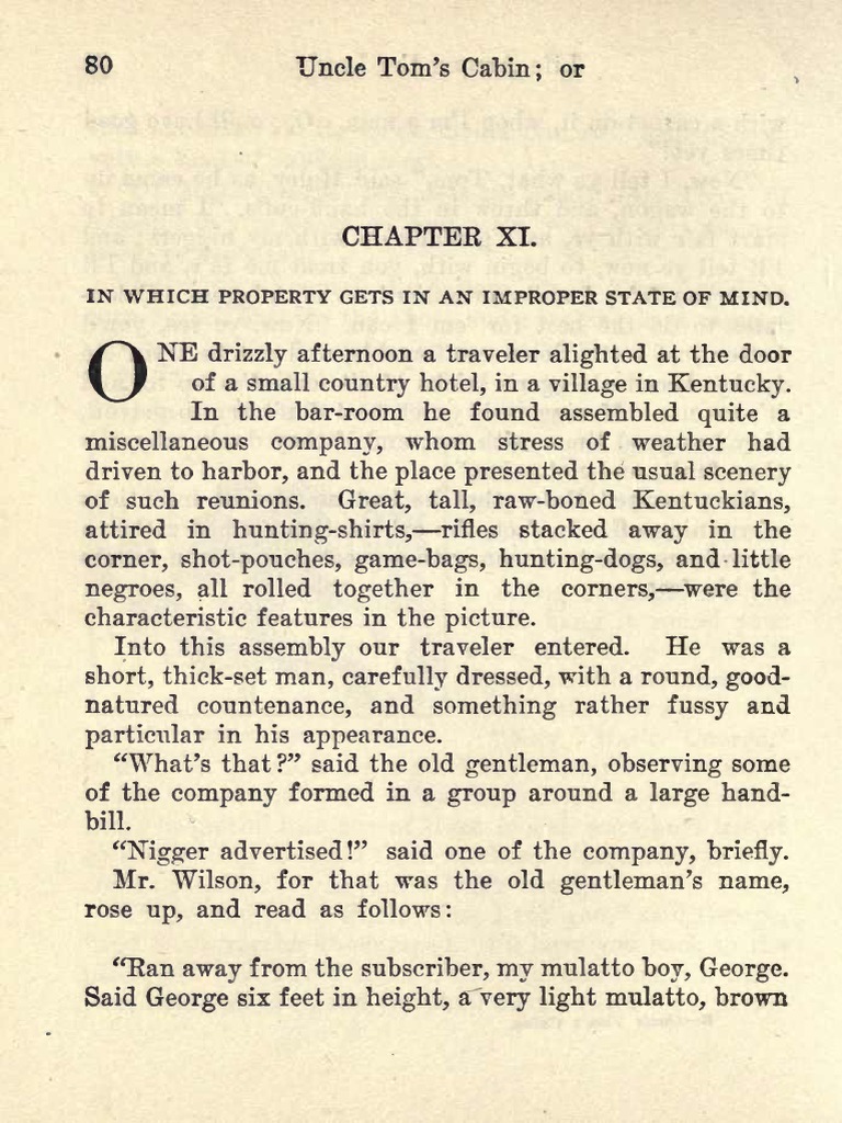 Uncle Tom's Cabin (Excerpt) | PDF