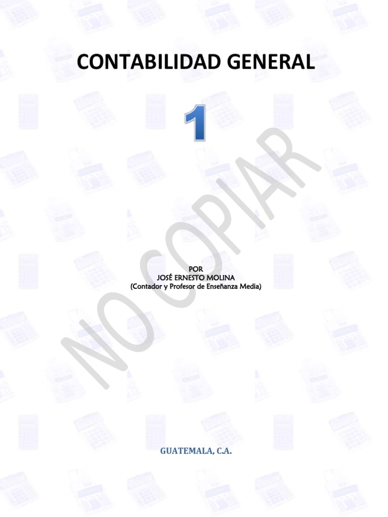 Contabilidad General 1 | PDF | Índice de Desarrollo Humano | Contabilidad