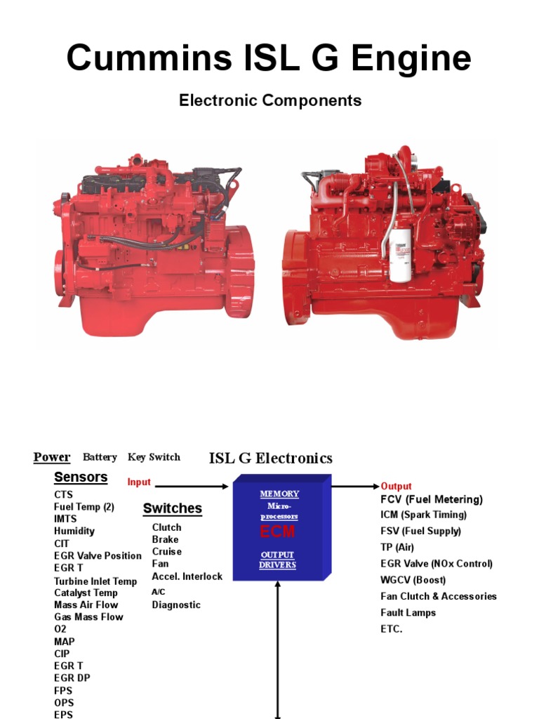 Cummin Isl | PDF | Systems Engineering | Engine Technology