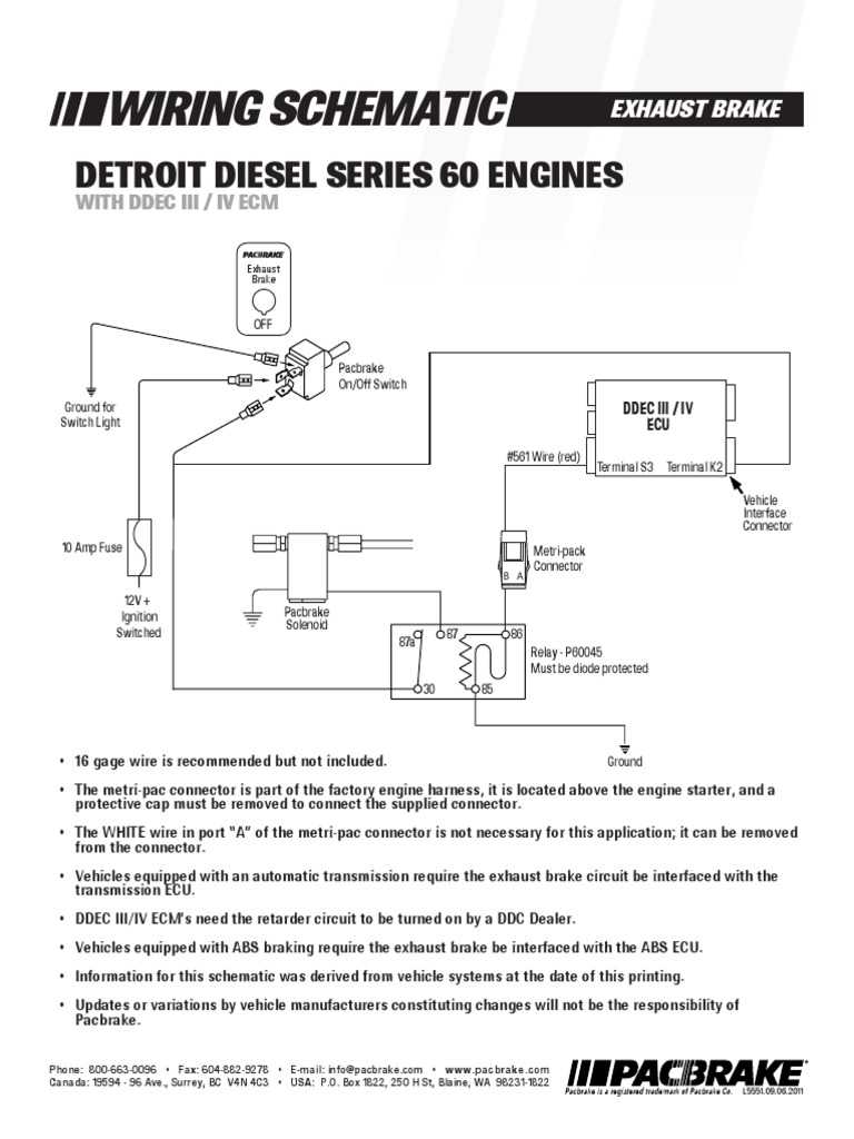 Detroit Diesel Wiring Diagrams
