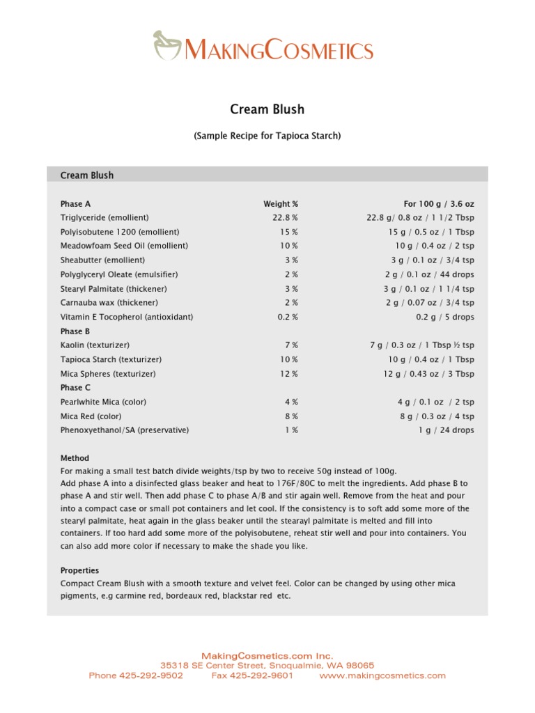 Recipe Tapioca Starch | PDF | Food And Drink | Nutrition