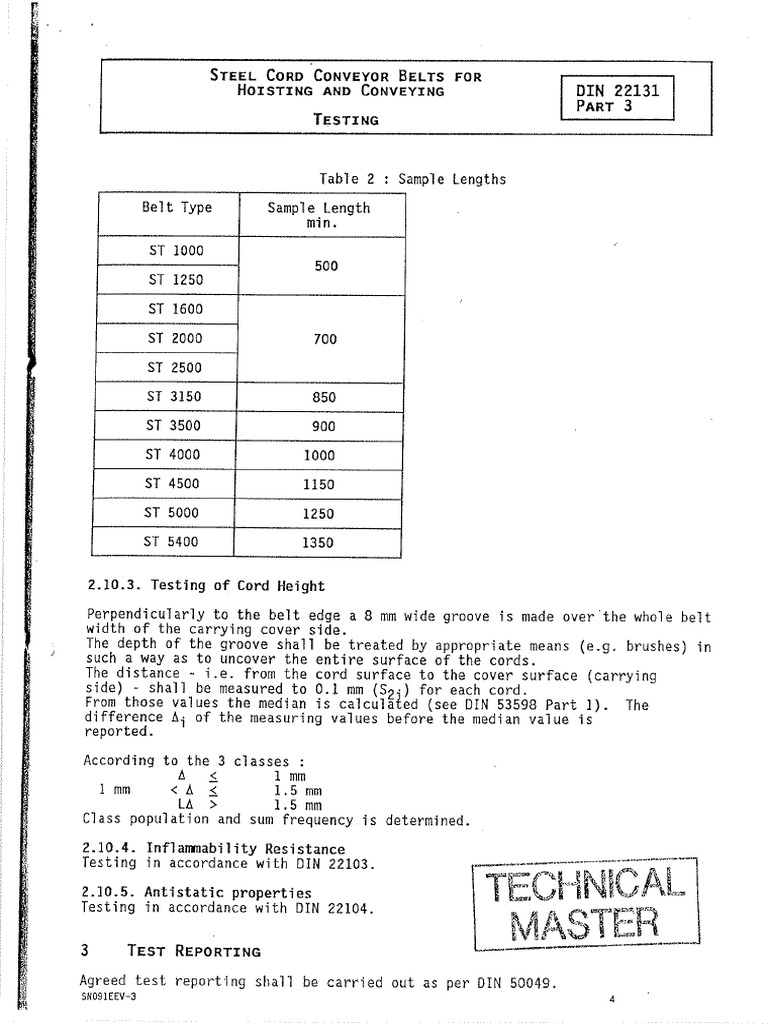 DIN-22131 Part 3 | PDF