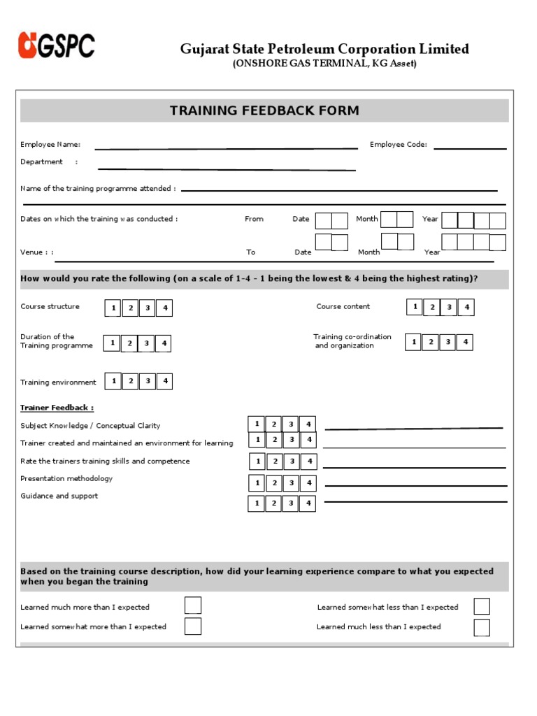 HSE Training Feedback | Behavioural Sciences | Psychology & Cognitive ...