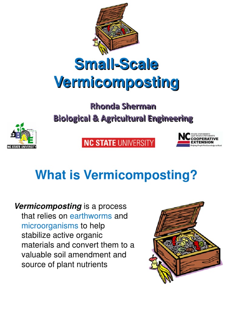 Small-Scale Vermicomposting Guide | PDF | Compost | Horticulture And ...