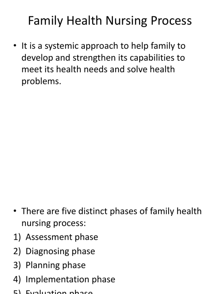 Family Health Nursing Process | Educational Assessment | Medical Diagnosis
