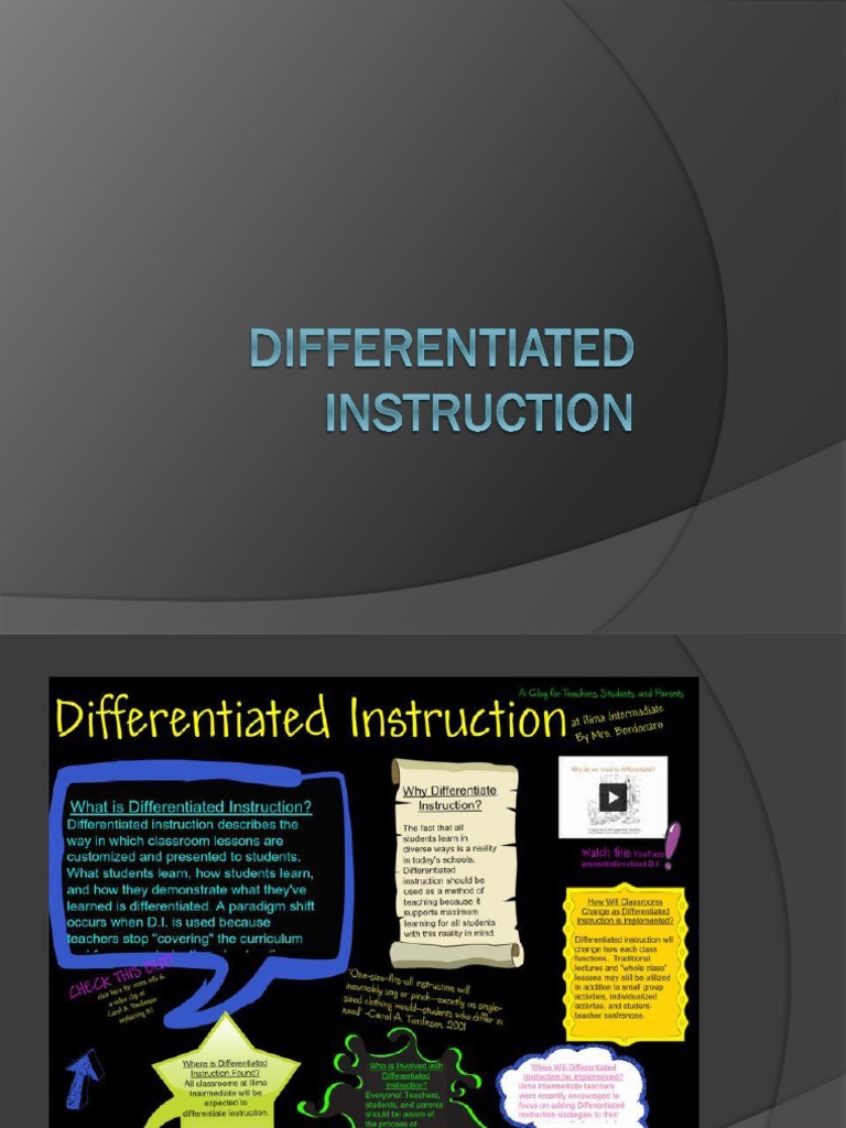 Differentiated Learning Guide | PDF | Differentiated Instruction ...