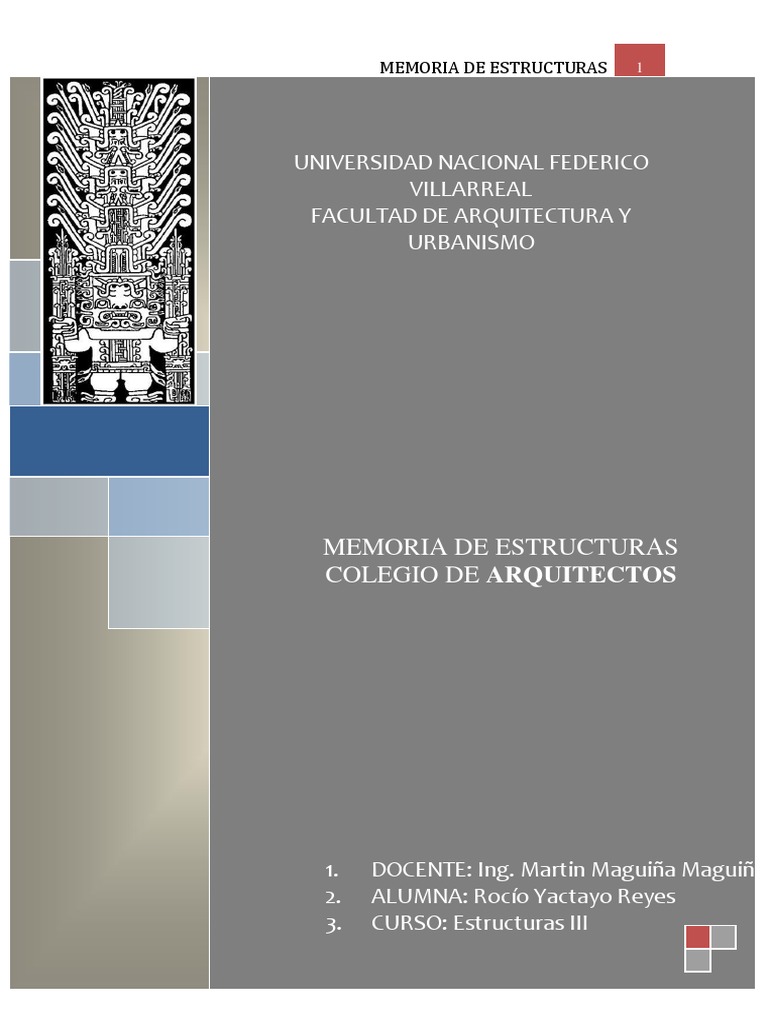 MD Estructuras | PDF | Fundación (Ingeniería) | Arquitecto