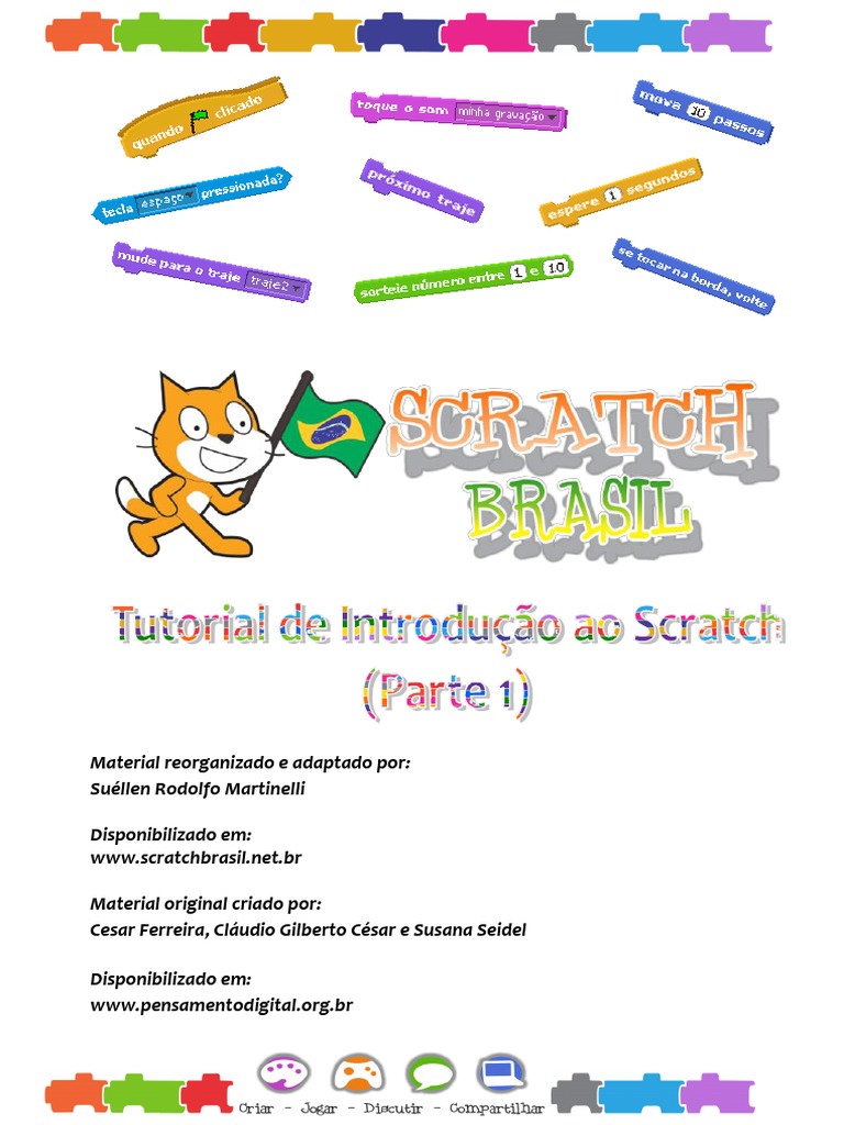 Introdução Ao Scratch (Passo 1) - Scratch Brasil | PDF | Linguagem de ...