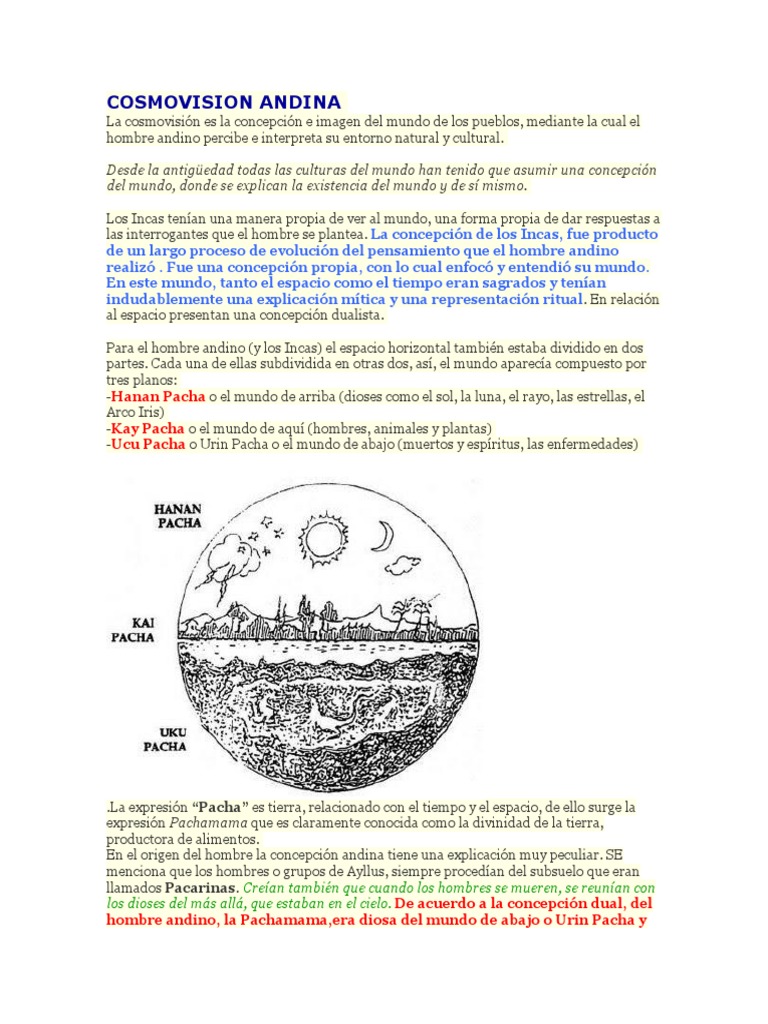 Cosmovision Andina | PDF | Imperio Inca | Sacerdote