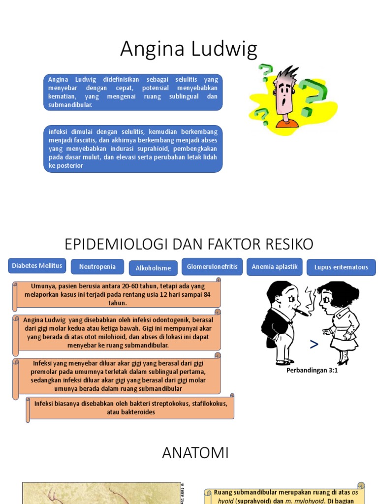Tatalaksana dan Patofisiologi Angina Ludwig | PDF