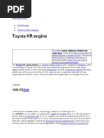 Toyota K Engine: K Series Was A | PDF | Land Vehicles | Engine Technology