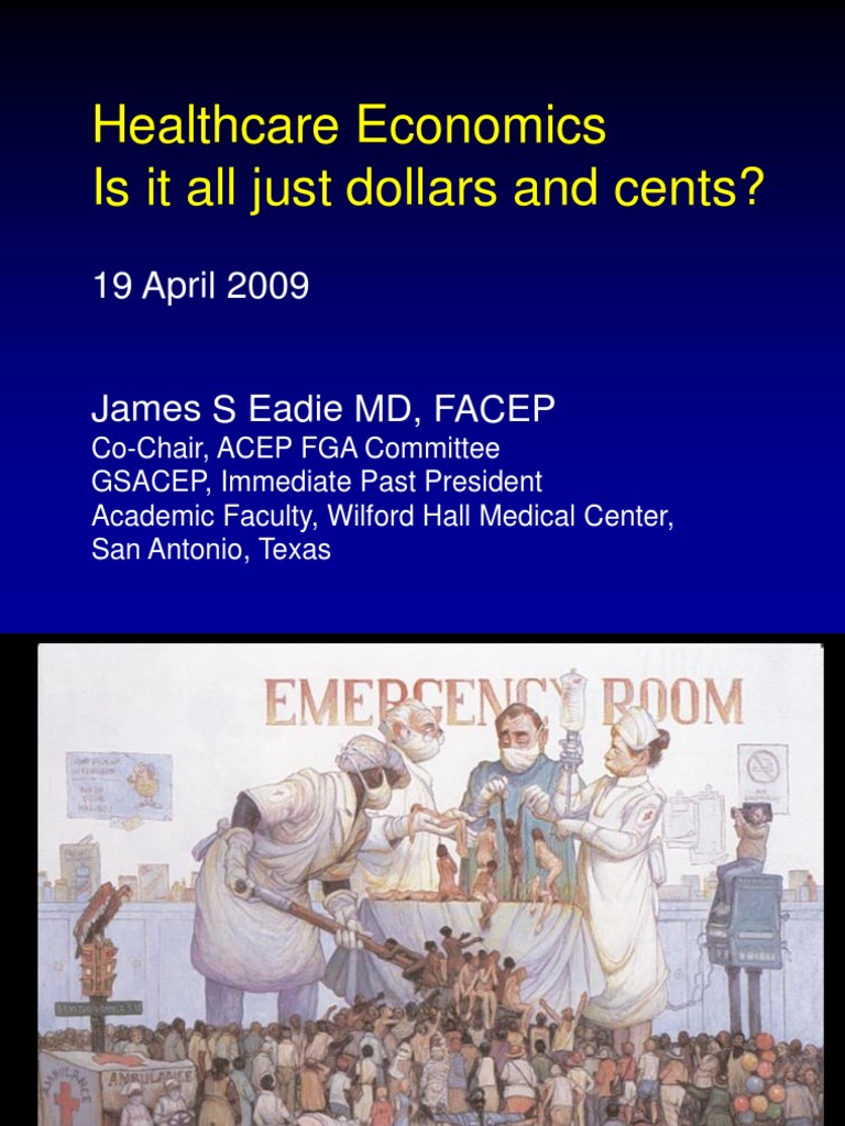 Navigating the Complex Landscape of Healthcare Economics | PDF | United ...