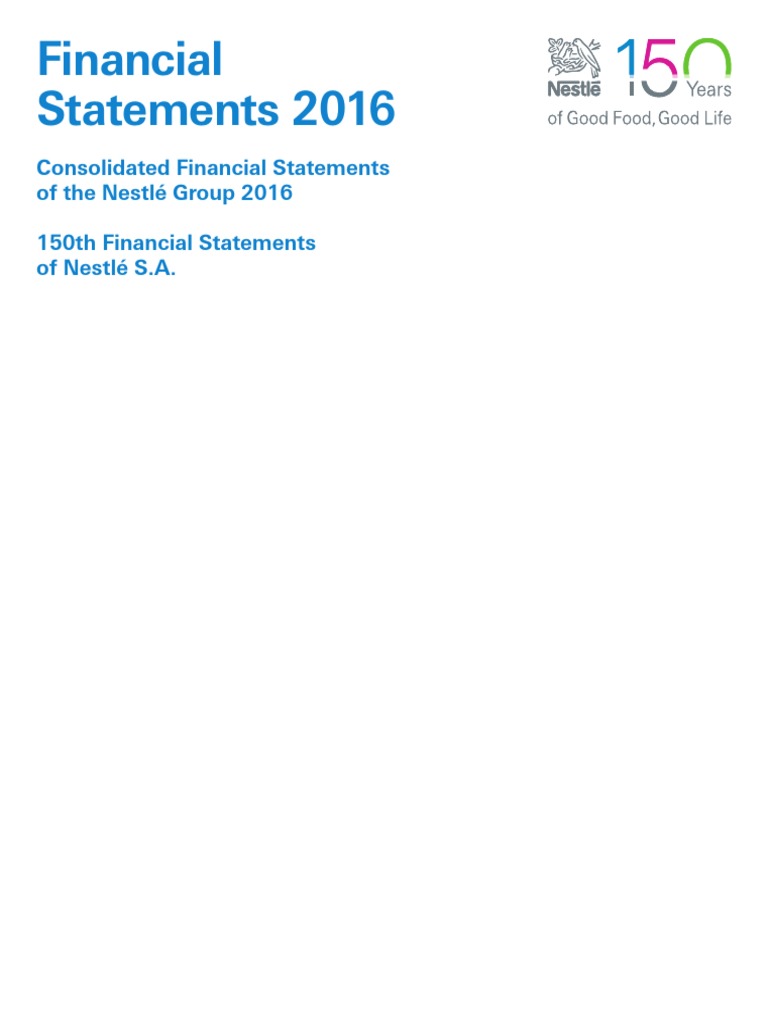 2016 Financial Statements en | PDF | International Financial Reporting ...
