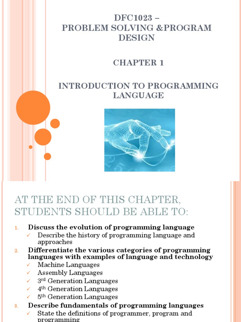 DFC1023 - Problem Solving &program Design: Introduction To Programming ...