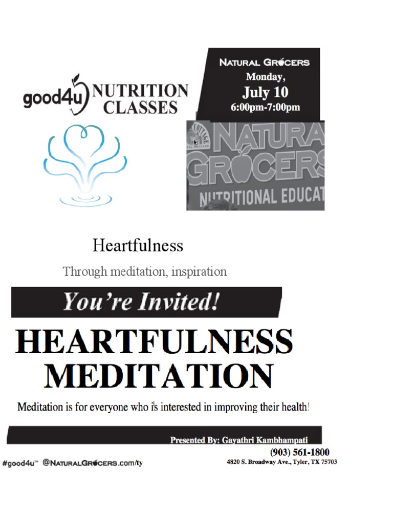 Heartfulness: Meditation & Inspiration Guide | PDF