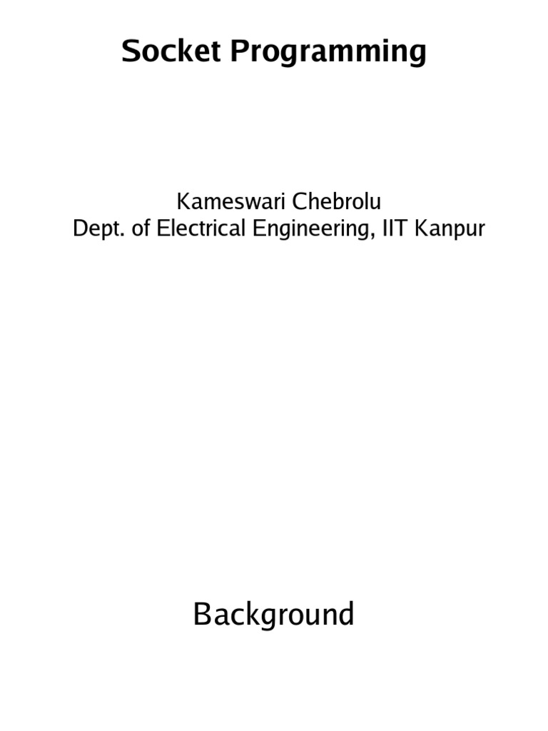 Sockets | PDF | Network Socket | Port (Computer Networking)